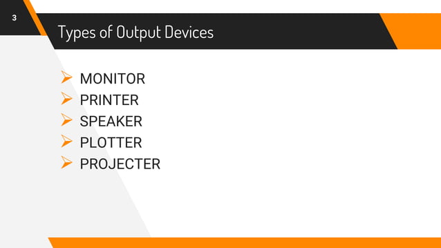 Output devices | PPT