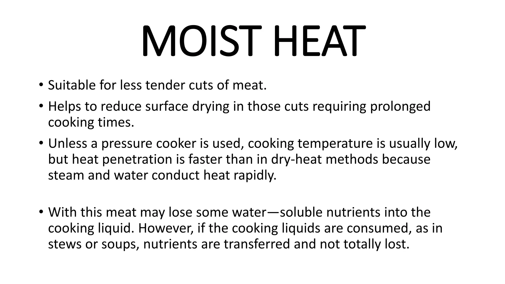 Cooking Methods for Different Meat Cuts | PDF