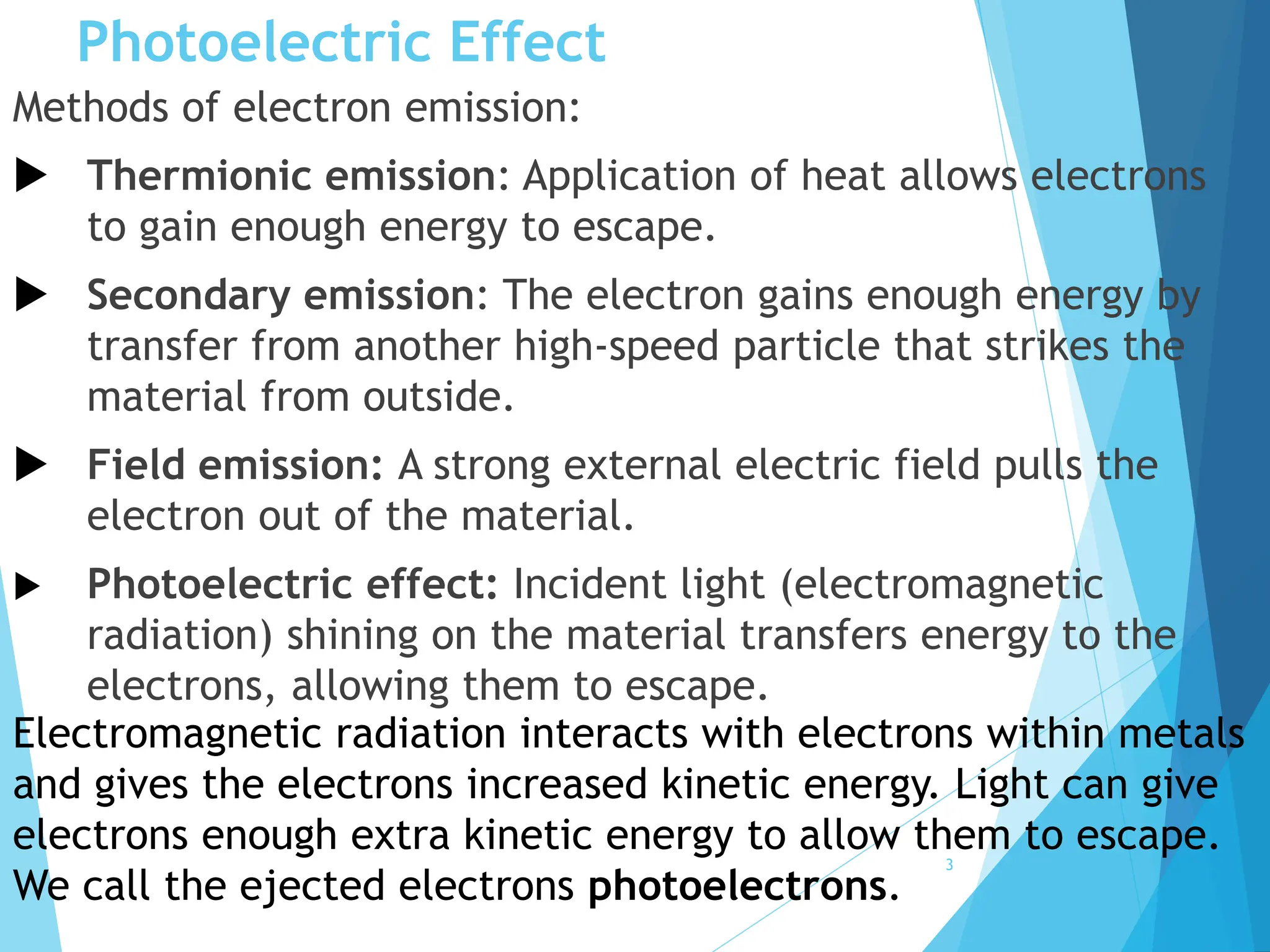 Chemistry Project on Photoelectric effect | PPTX