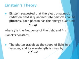 Chemistry Project on Photoelectric effect | PPTX