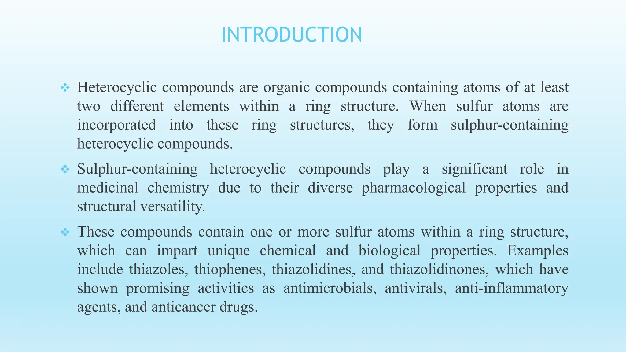 Photophysical properties of Sulphur heterocyclic compound.pptx
