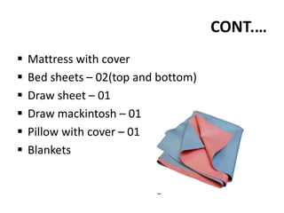 Bed making fundamental procedure by Anshu | PPTX