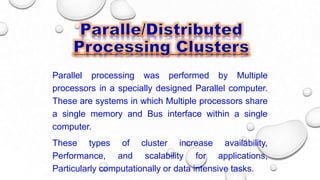 CLUSTER COMPUTING | PPT