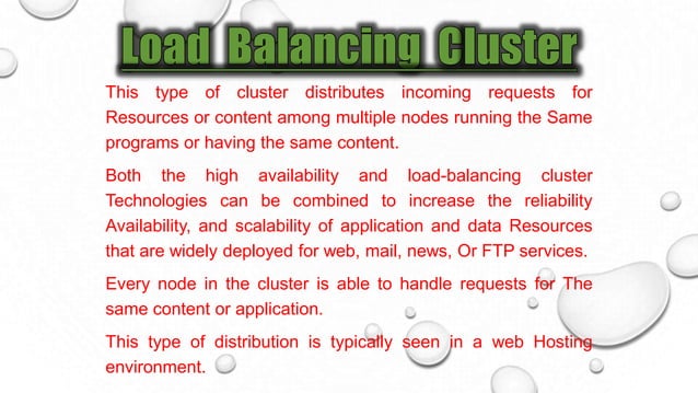CLUSTER COMPUTING | PPT
