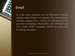 Basics of Outlook | PPTX