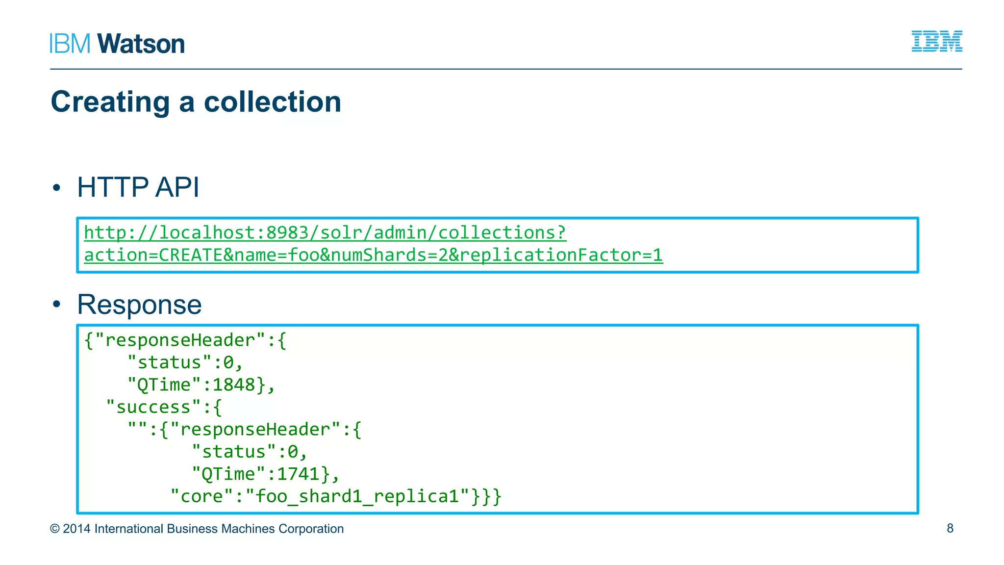 Managing a SolrCloud cluster using APIs | PPT