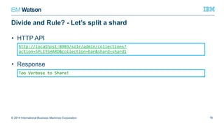 Managing a SolrCloud cluster using APIs | PPT