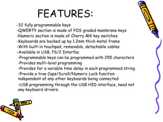 Keyboard and its types | PPT