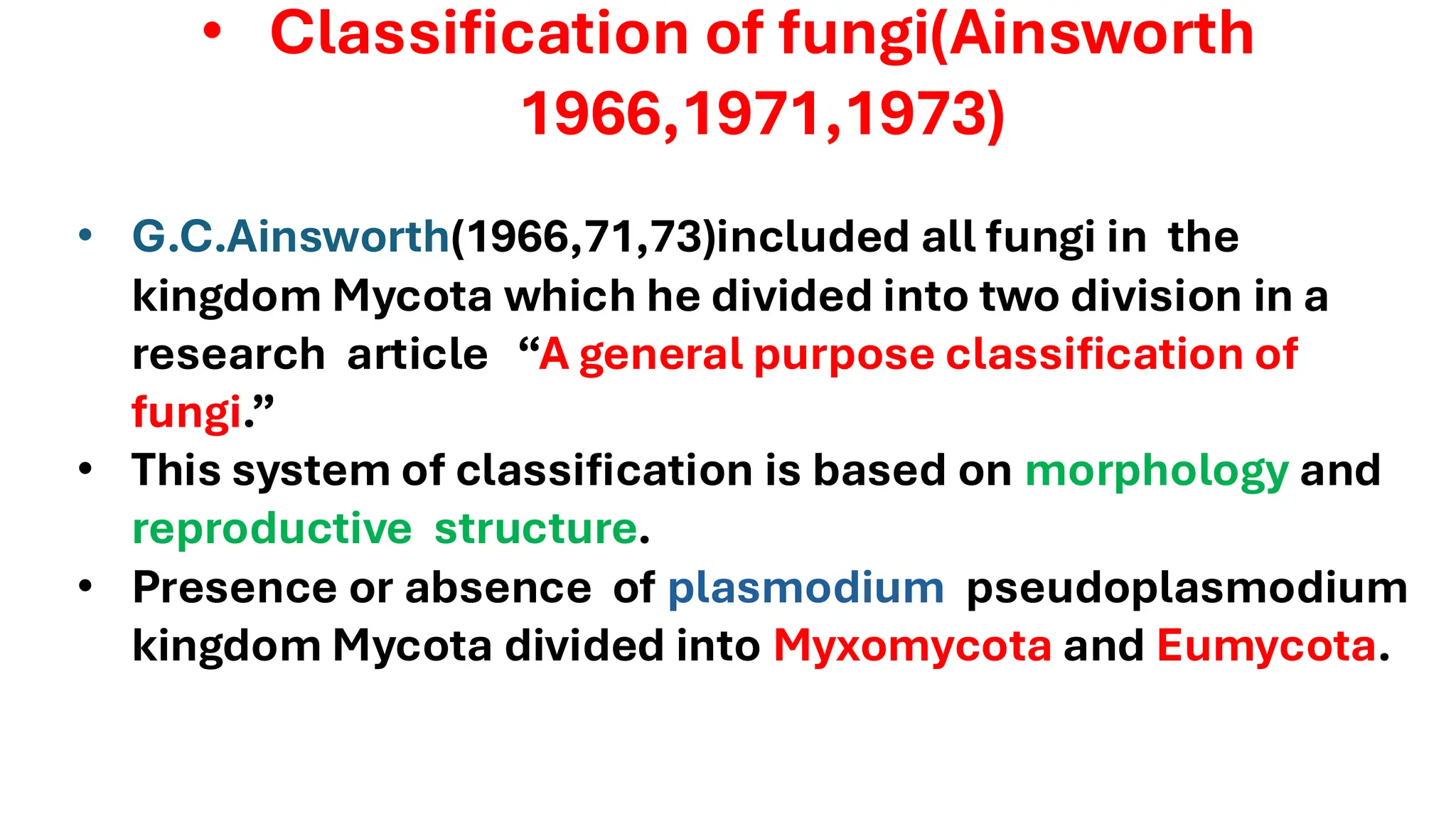 Fungal taxonomy present by university of Allahabad Uttar pradesh | PDF