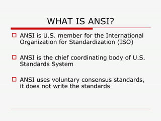 Ansi 1 | PPT
