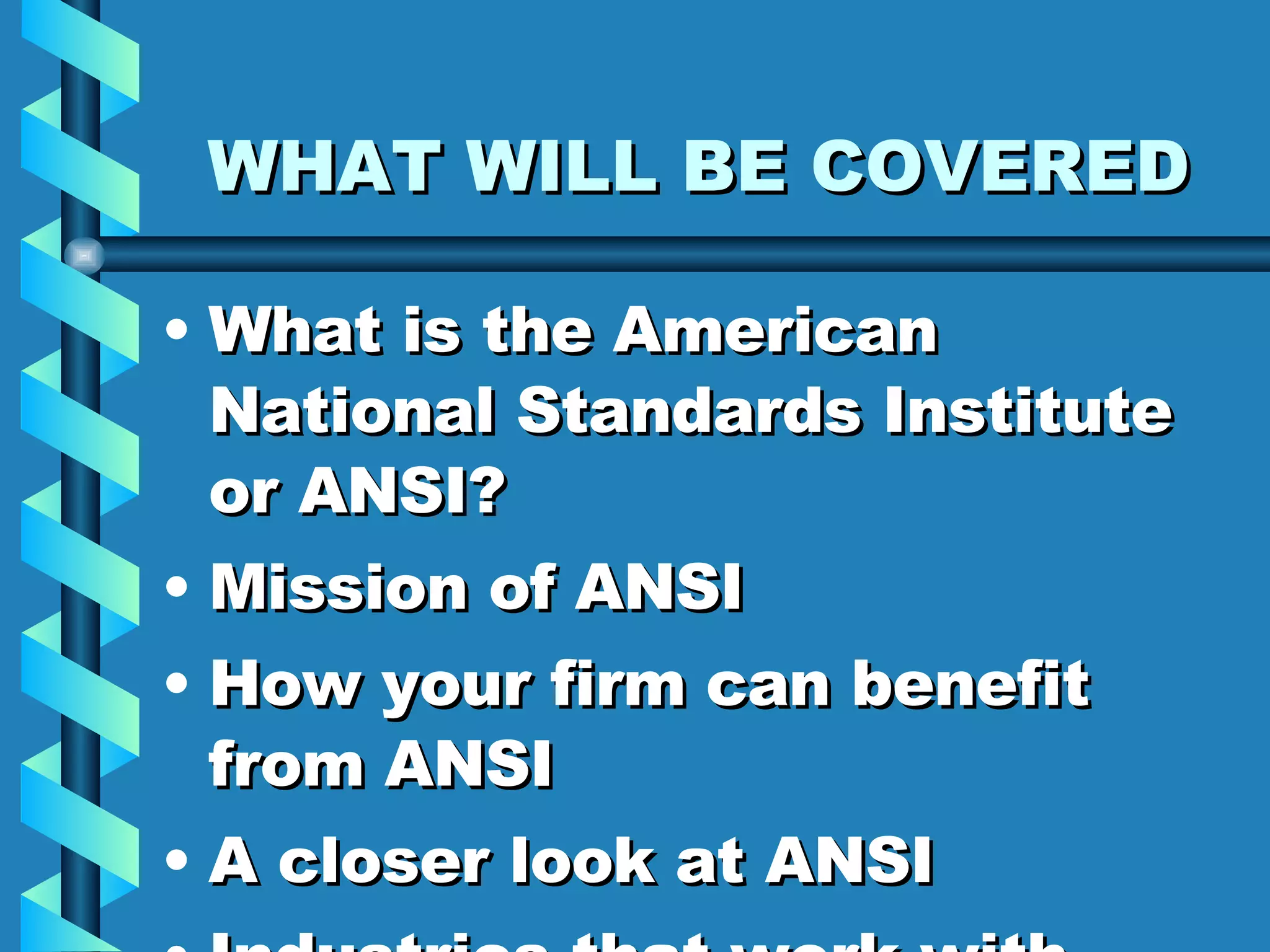Ansi | PPT