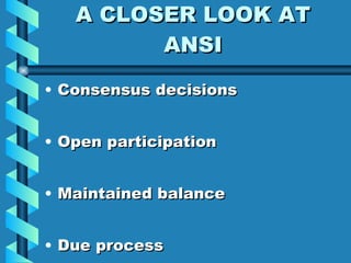 Ansi | PPT