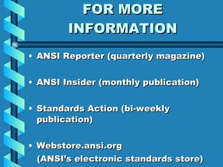 Ansi | PPT