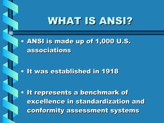 Ansi | PPT