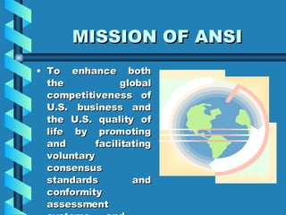 Ansi | PPT