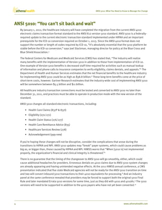 Ansi 5010 | PDF | Health Insurance | Insurance