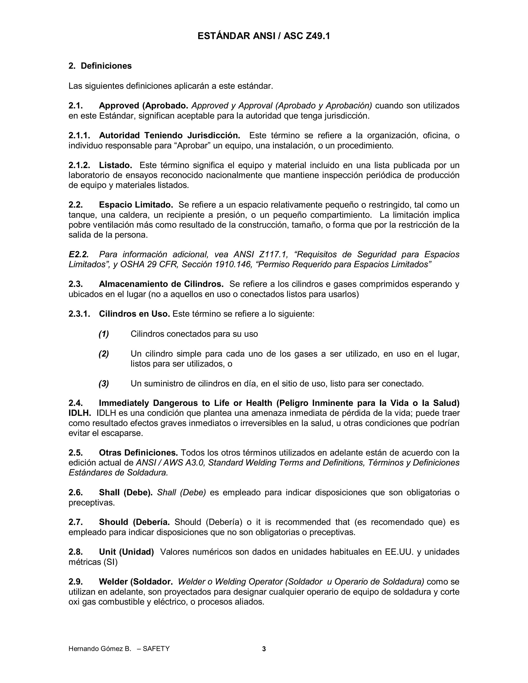Ansi z49-1-seguridad-en-soldadura español | PDF