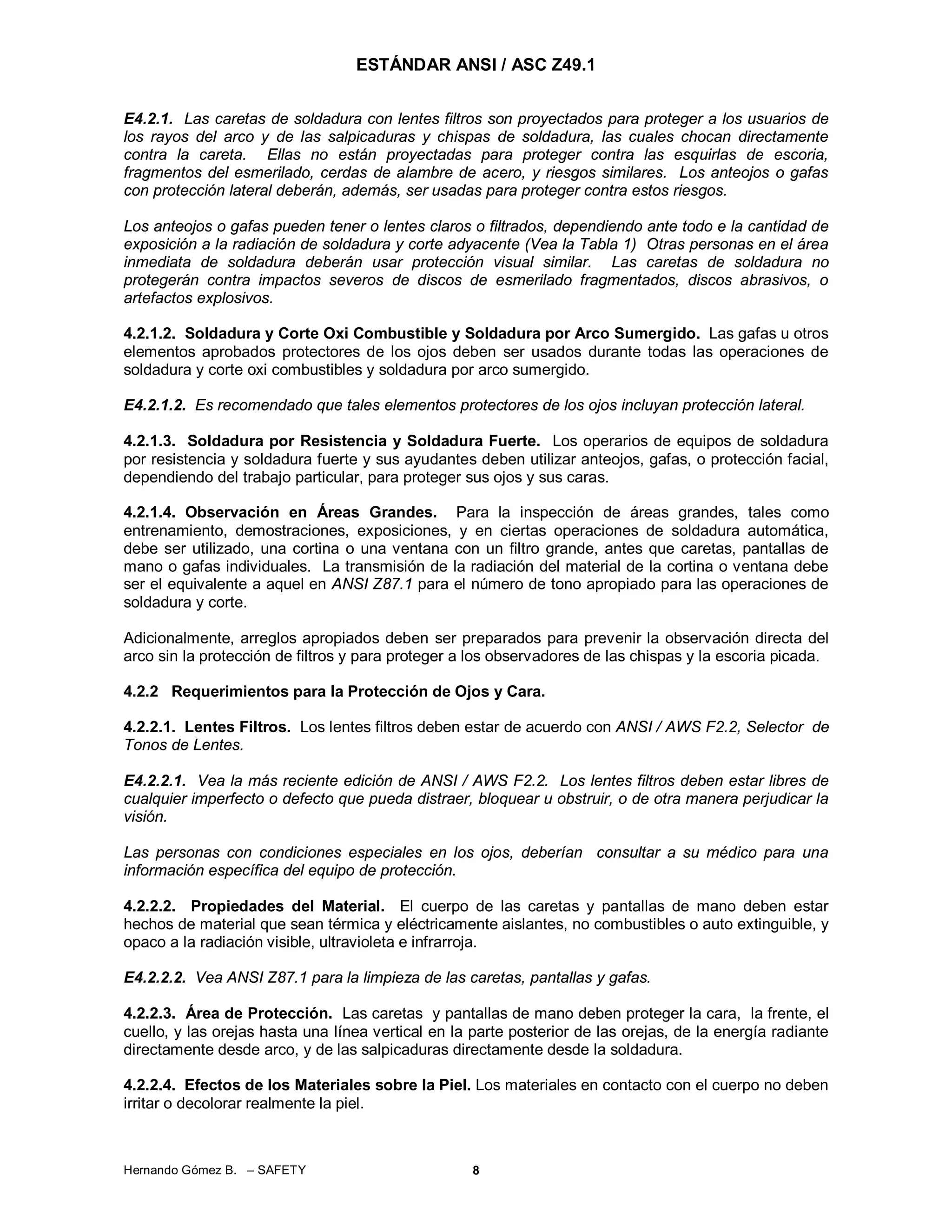 Ansi z49-1-seguridad-en-soldadura español | PDF