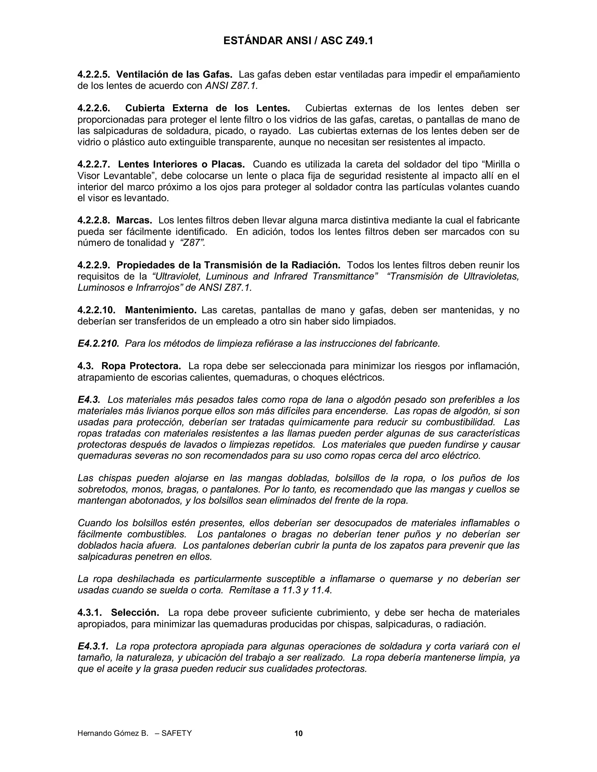 Ansi z49-1-seguridad-en-soldadura español | PDF