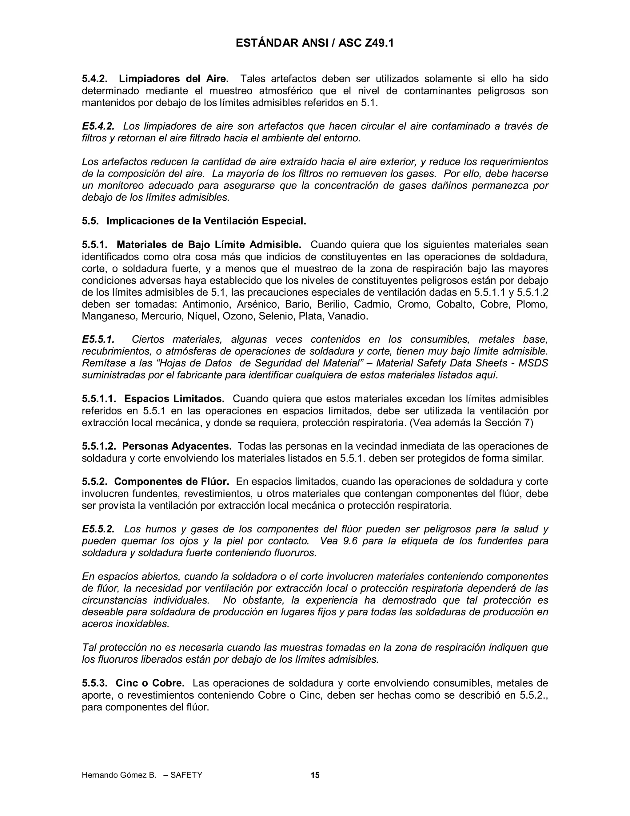 Ansi z49-1-seguridad-en-soldadura español | PDF