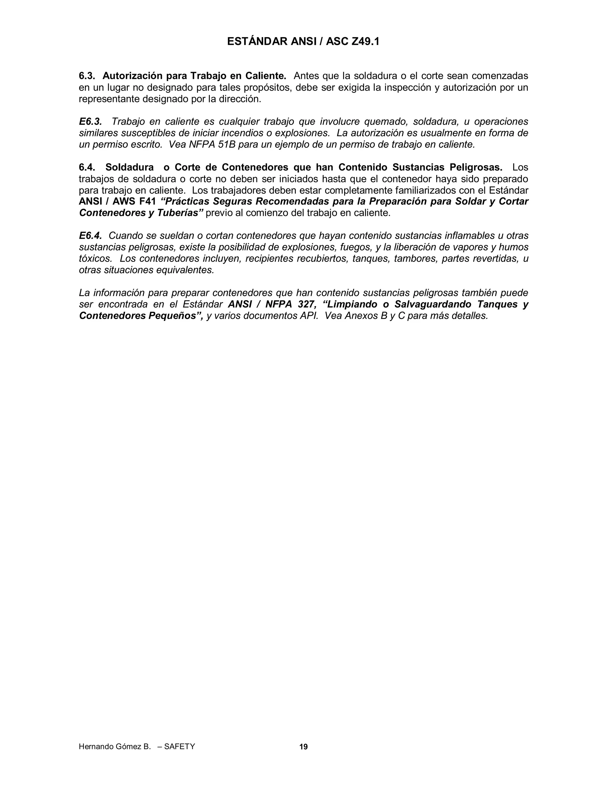 Ansi z49-1-seguridad-en-soldadura español | PDF