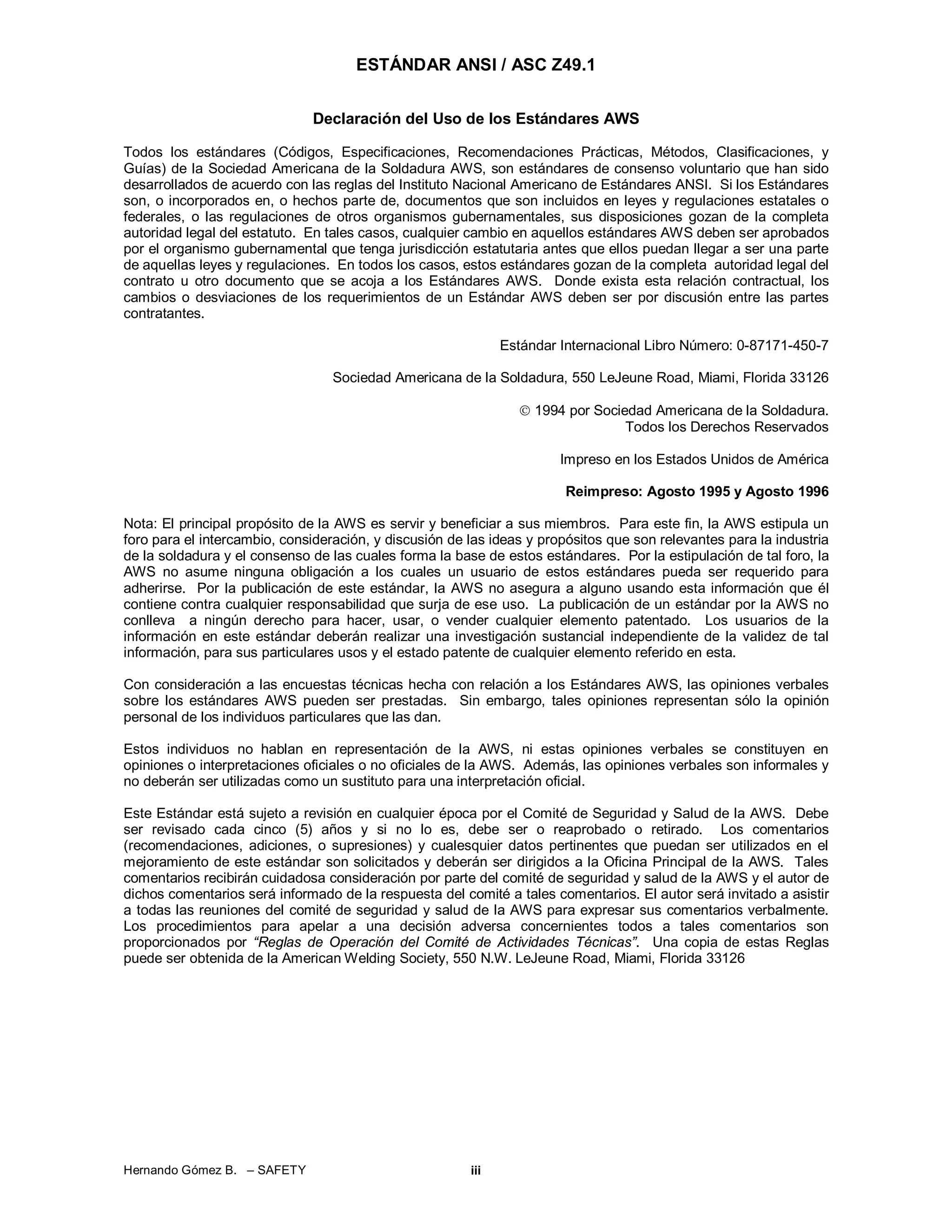 Ansi z49-1-seguridad-en-soldadura español | PDF