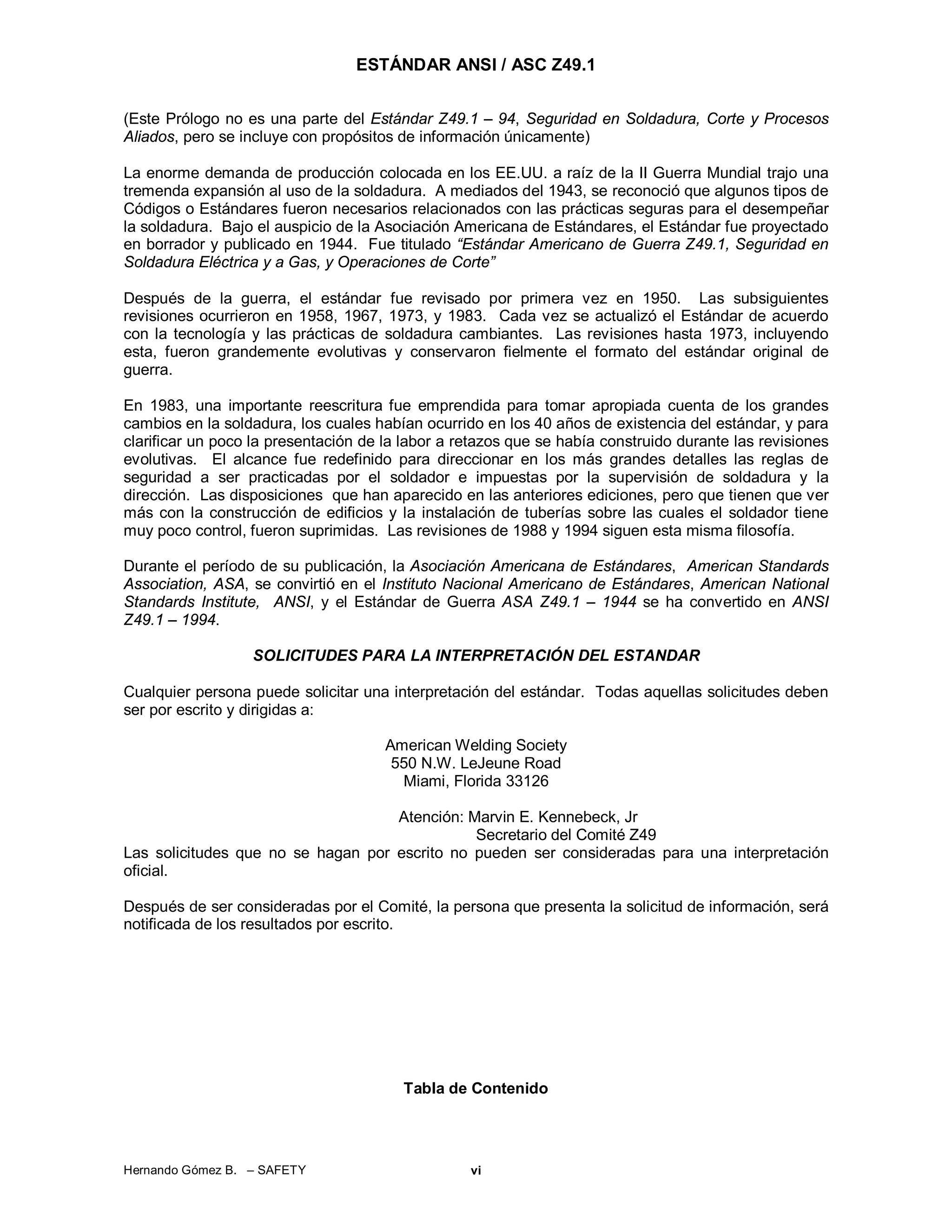 Ansi z49-1-seguridad-en-soldadura español | PDF