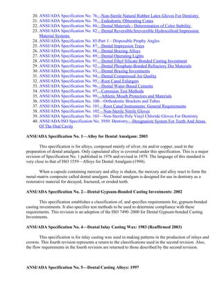 Ansi & ada specification no. 32 | DOC