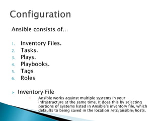 Ansible presentation | PPTX