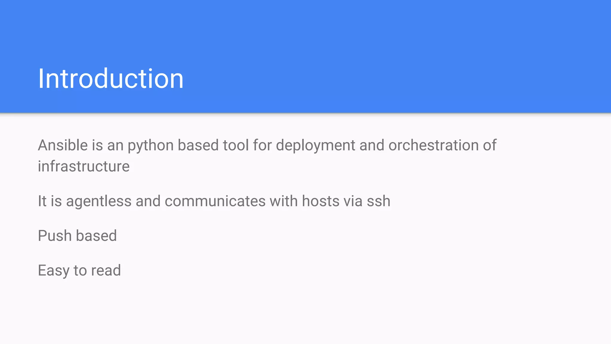 Introduction to Ansible - Peter Halligan | PPTX