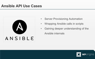 Ansible API | PPT