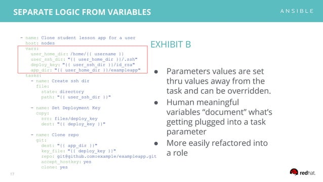 Ansible best practices | PPT