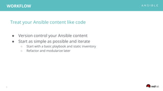 Ansible best practices | PPT