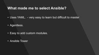 Ansible Devops North East - slides | PPT