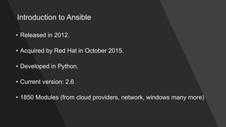 Ansible Devops North East - slides | PPT
