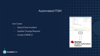 Enabling self-service automation with ServiceNow and Ansible Automation Platform | PDF | Cloud ...