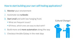 Self-healing Applications with Ansible | PPTX