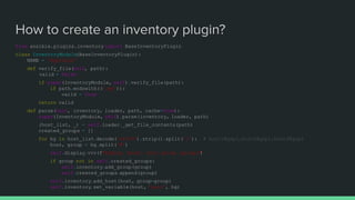 Ansible Inventory Plugins | PPT