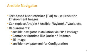 Ansible Navigator | PDF