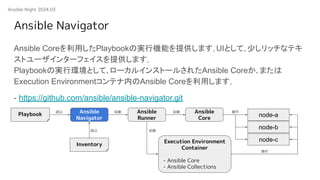 これからはじめるAnsible - Ansible Night Tokyo 2024 | PDF