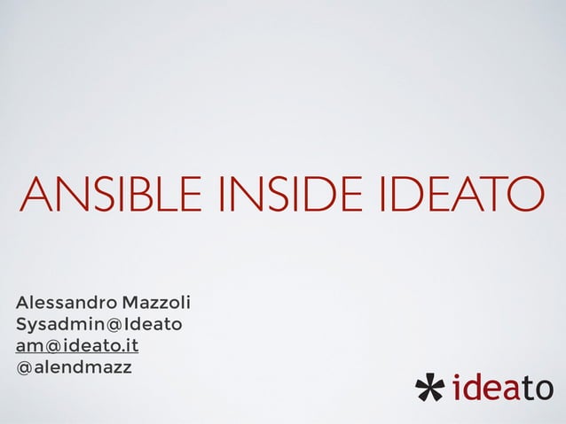 Ansible inside | PPT Ansible inside | PPT