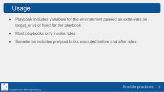 Ansible practices | PDF