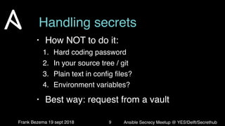 Ansible secure usage, deployment, secret vaults | PDF | Cloud Computing | Internet