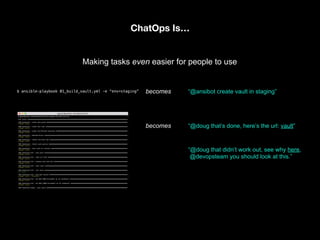 Ansible slackbot | PPT