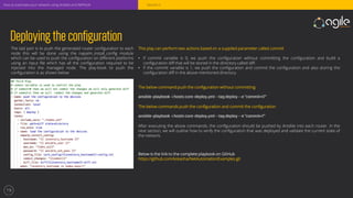 Automate your network with Ansible and NAPALM | PDF