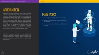 Automate your network with Ansible and NAPALM | PDF
