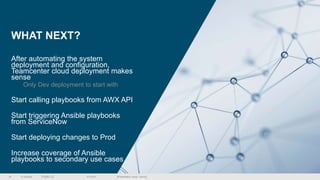 Ansible Meetup FI - Ansible use cases with enterprise application | PPT