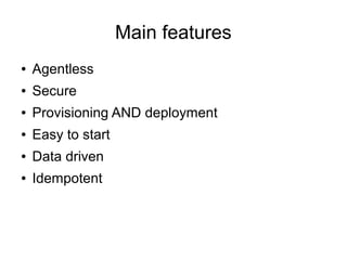 Ansible basics workshop | PPT