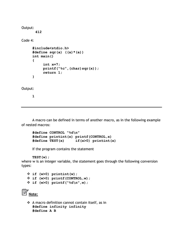ANSI C Macros | PDF | Programming Languages | Computing