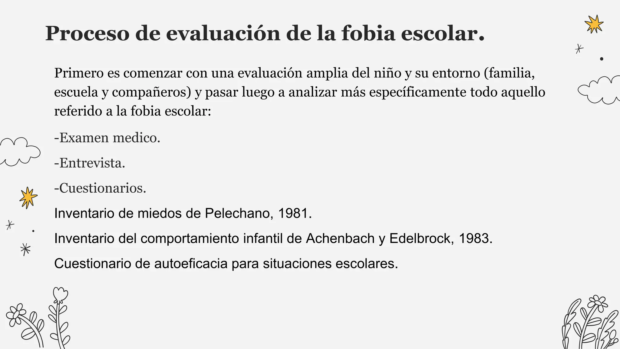 Ansiedad, y fobia escolar caracterticas y diferentes | PPTX